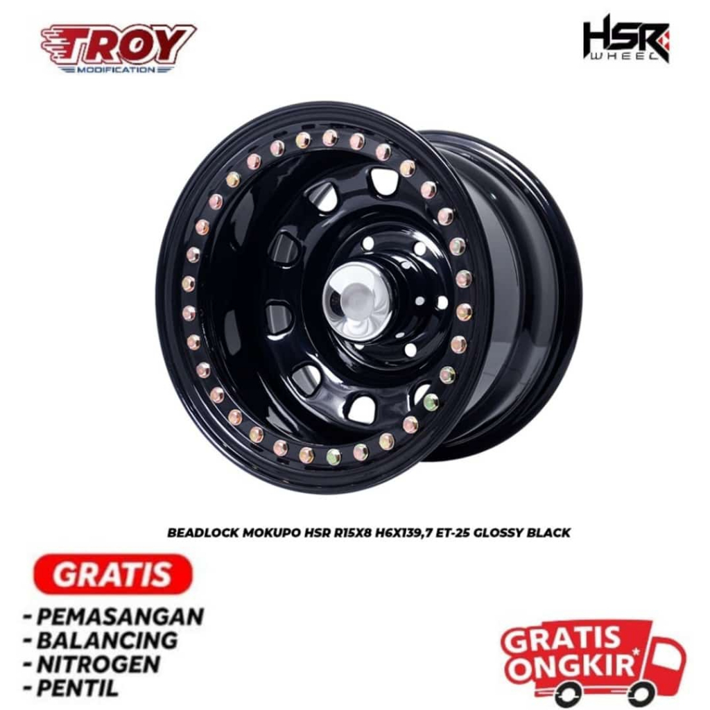 Jual Velg Mobil HSR BEADLOCK Offroad R15 Velg Ford Ranger,Everest ...
