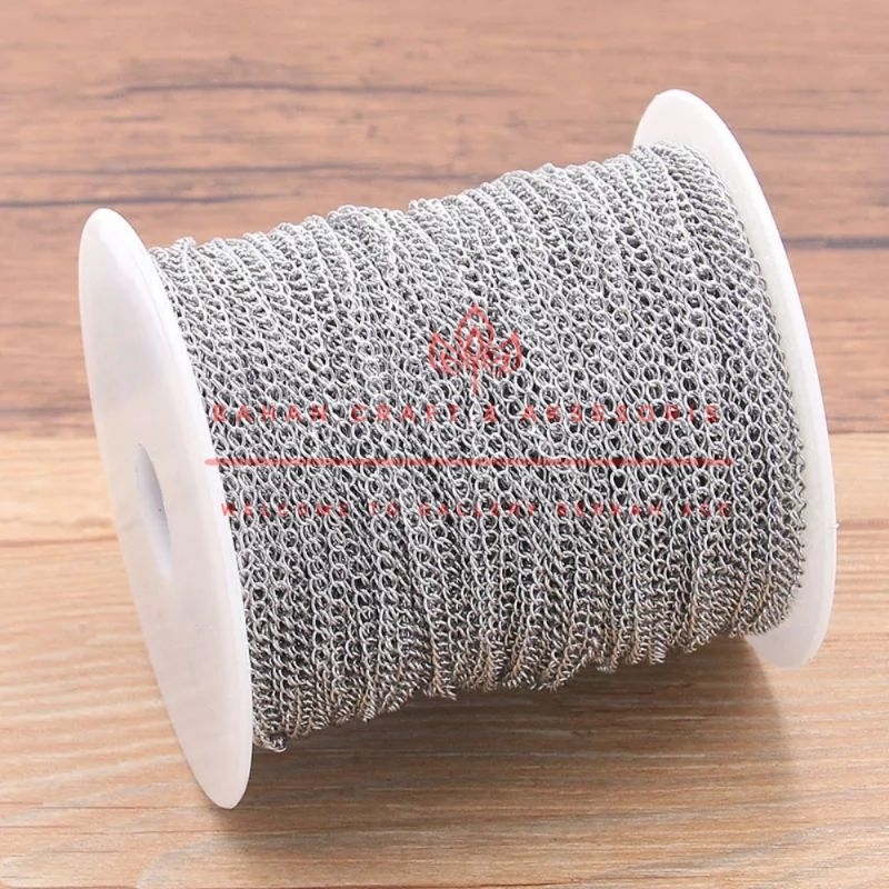 Jual Rantai Nuri Ukuran 07 Bahan Membuat Kerajinan DIY | Shopee Indonesia