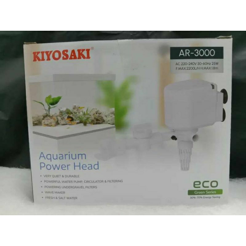 Jual POMPA AQUARIUM / KIYOSAKI AR 3000 / POMPA CELUP AQUARIUM / AQUASCAPE (happy_animal_place ...