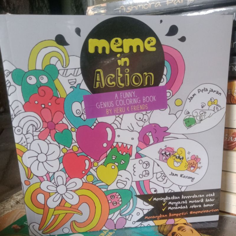 Jual MEME IN ACTION A FUNNY GENIUS COLORING BOOK | Shopee Indonesia