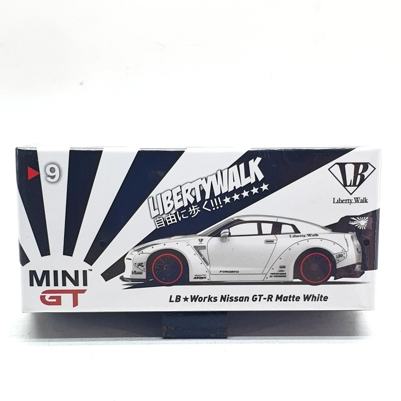 Jual MINI GT LB WORKS NISSAN GTR R35 MATTE WHITE | Shopee Indonesia