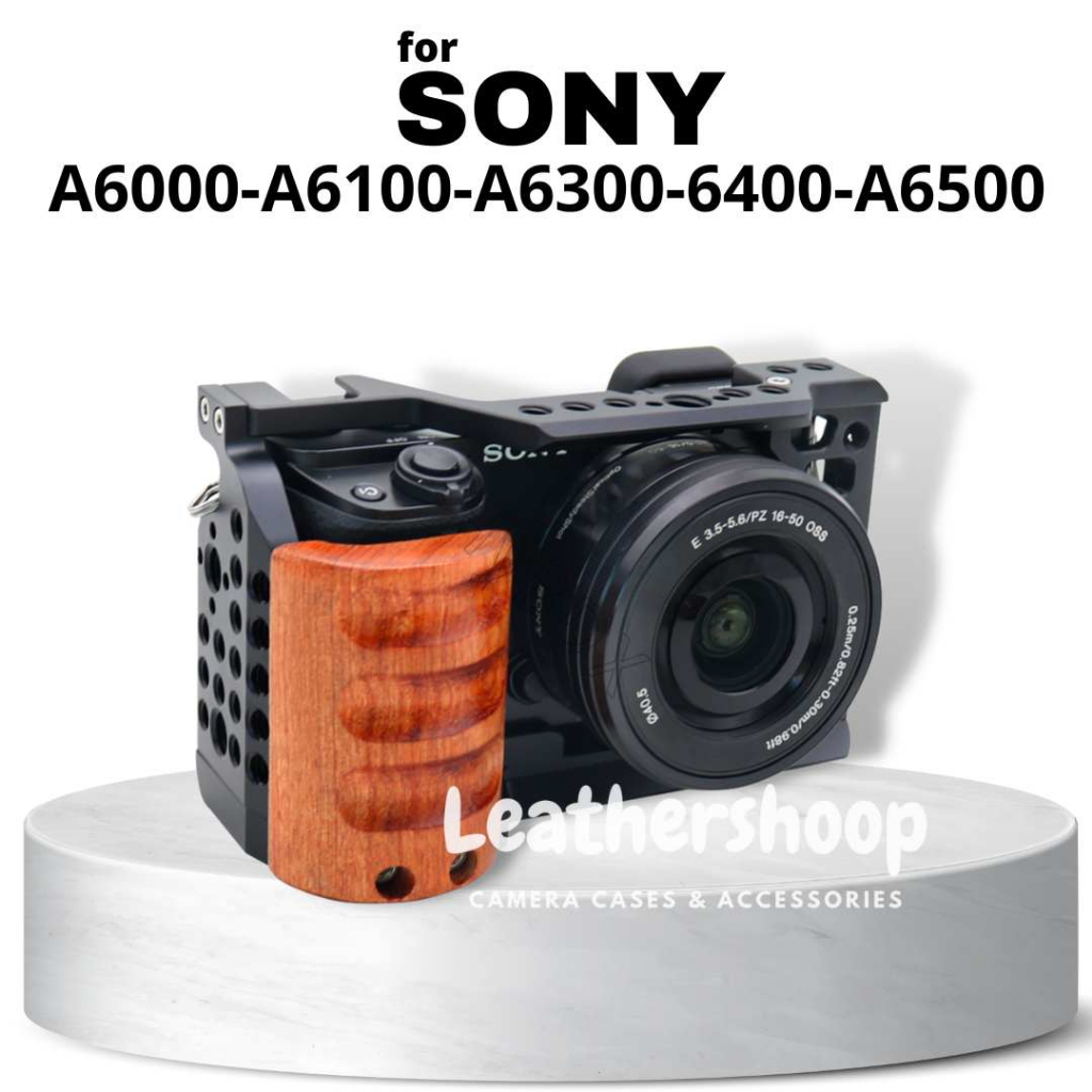 Jual Wood Cage Rig SONY A6000 A6100 A6300 A6400 A6500 Bracket ...