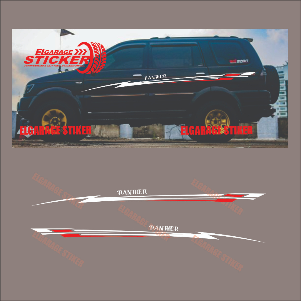 Jual Stiker mobil panther cutting stiker minimalis mobil panther kijang ...