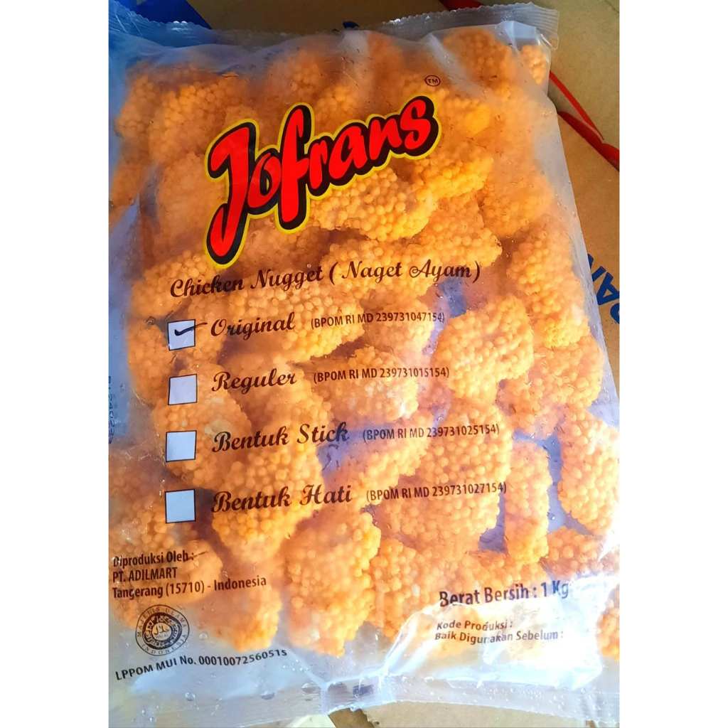 Jual JOFRANS NUGGET CRISPY 1 KG | Shopee Indonesia