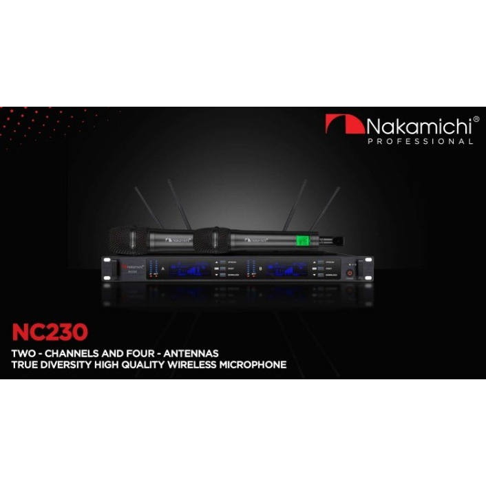 Jual Nakamichi NC230 Wireless Microphone (Dual Mic) | Shopee Indonesia