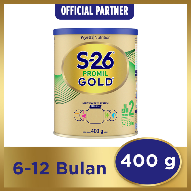 Jual Susu S26 Promil Gold Tahap 2 kemasan 400gr | Shopee Indonesia