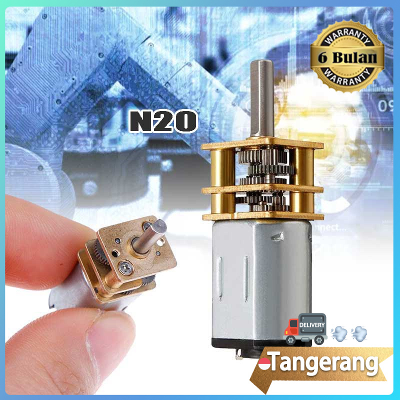 Jual N20 DC 6V 300RPM Mini Micro Speed Reduction Micro Motor Gearbox ...
