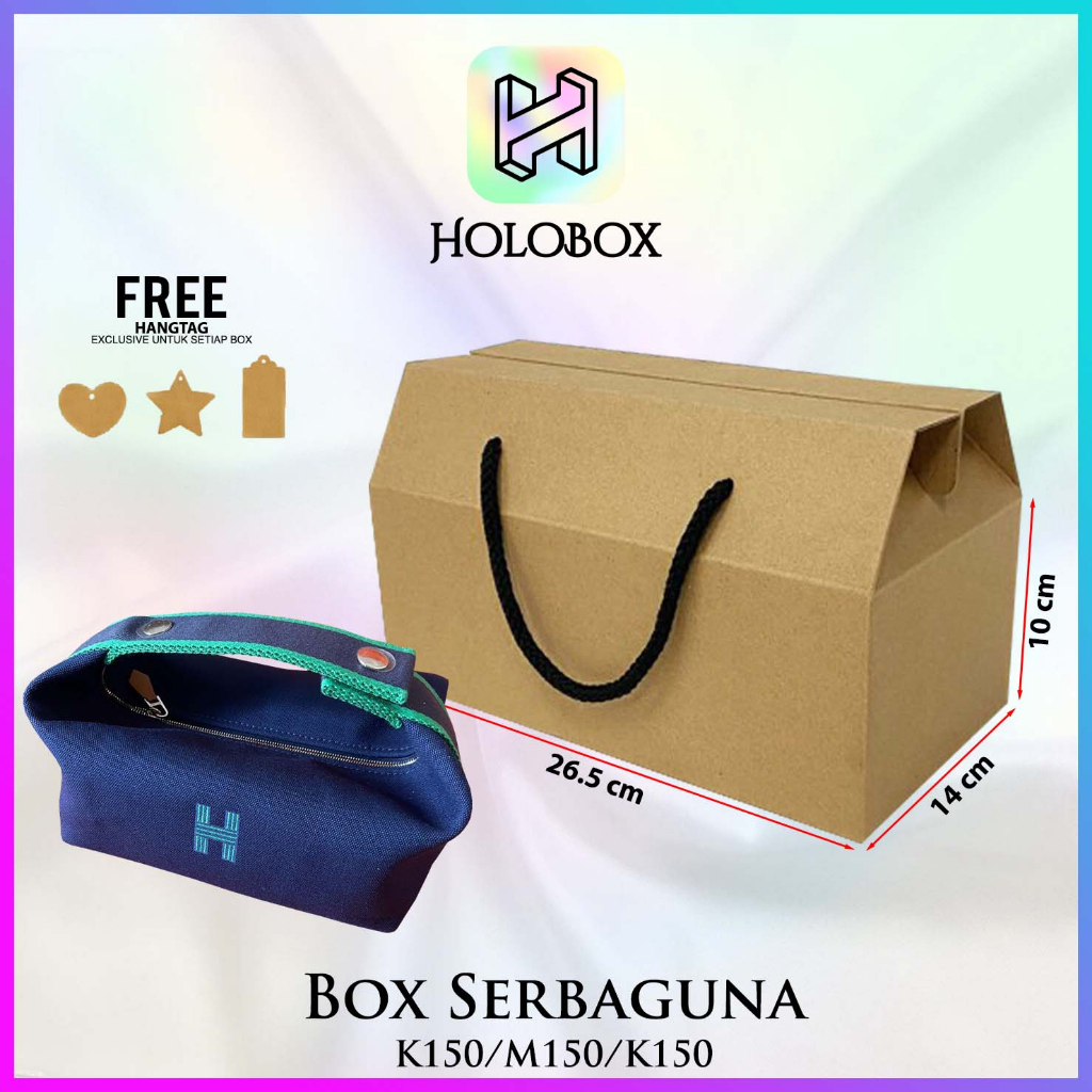 Jual Box Kado / Kotak Packaging / Gift / Hampers Gable Box Uk 25x13x22 ...