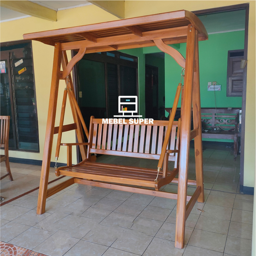 Jual Ayunan Jati Murah Kursi Ayunan Kayu Jati Bandulan Tempat Santai ...