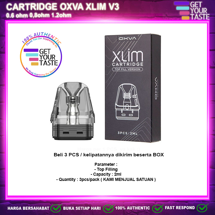 Jual Cartridge OXVA Xlim PRO Pod V3 Authentic by Oxva Tech | Shopee ...