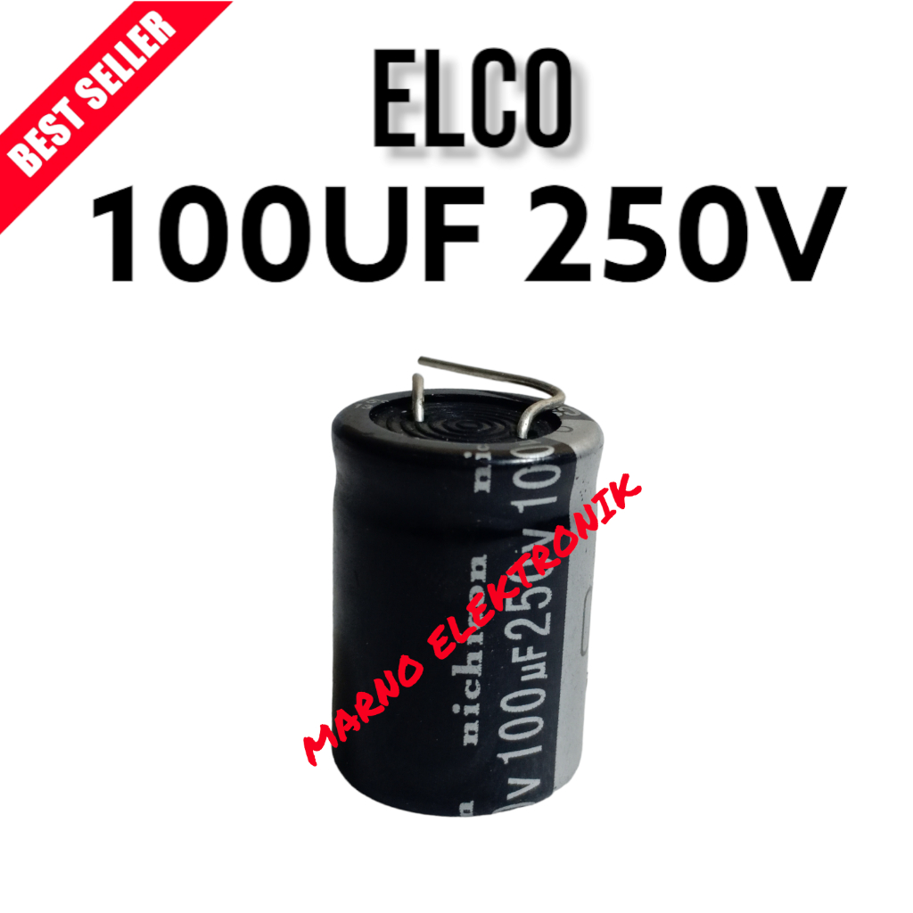 Jual CAPASITOR KAPASITOR ELCO 100UF 250V 100 UF 250 V ASLI ORI ORIGINAL | Shopee Indonesia