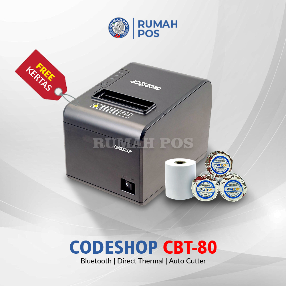 Jual Printer Thermal 80mm CODESHOP CBT80 Cetak Struk Kasir BERKUALITAS ...