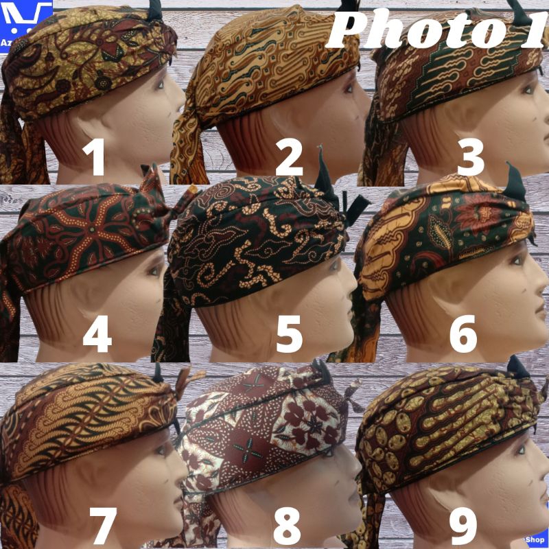 Jual iket kepala sunda tradisional udeng sunda blangkon Sunda blankon ...