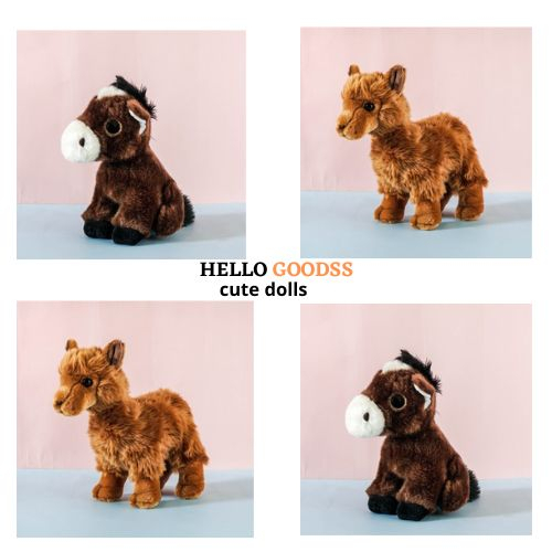 Jual BONEKA UNTA DONKEY LUCU SOFT ANAK AYAM KUNING / KUDA COKLAT Ukuran ...