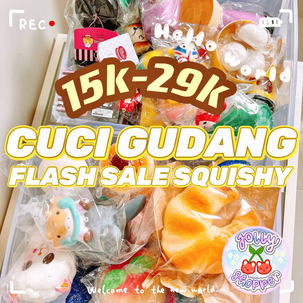 Jual JOLLYSHOPPER CUCI GUDANG FLASHSALE SQUISHY MURAH LUCU SOFT ...