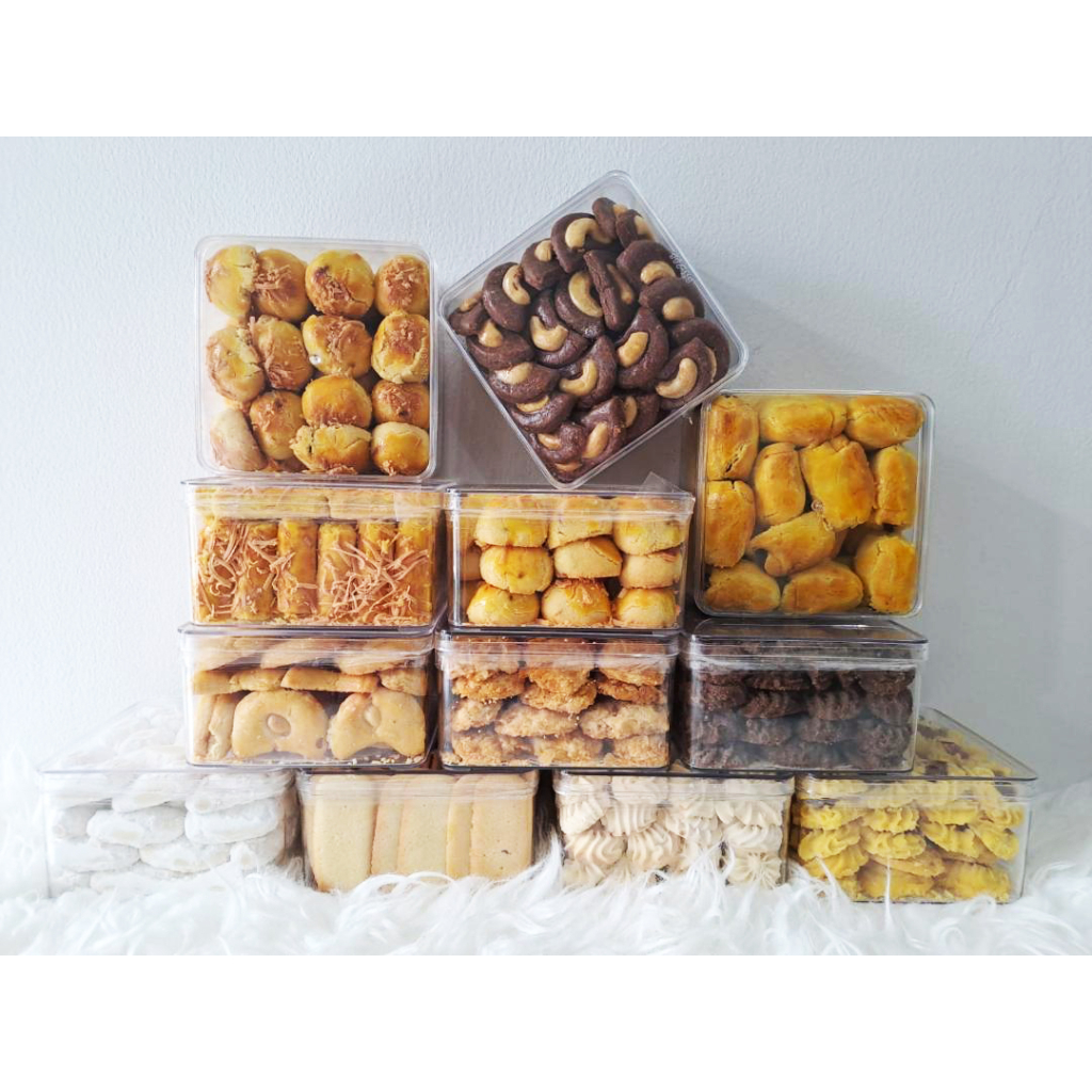 Jual Kue kering Nastar / Keju / Putri salju / Coklat mede / Sagu keju 300gr | Shopee Indonesia