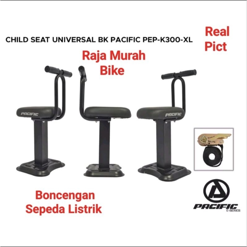 Jual Boncengan Sepeda Listrik Pacific Boncengan Anak Depan Sepeda ...