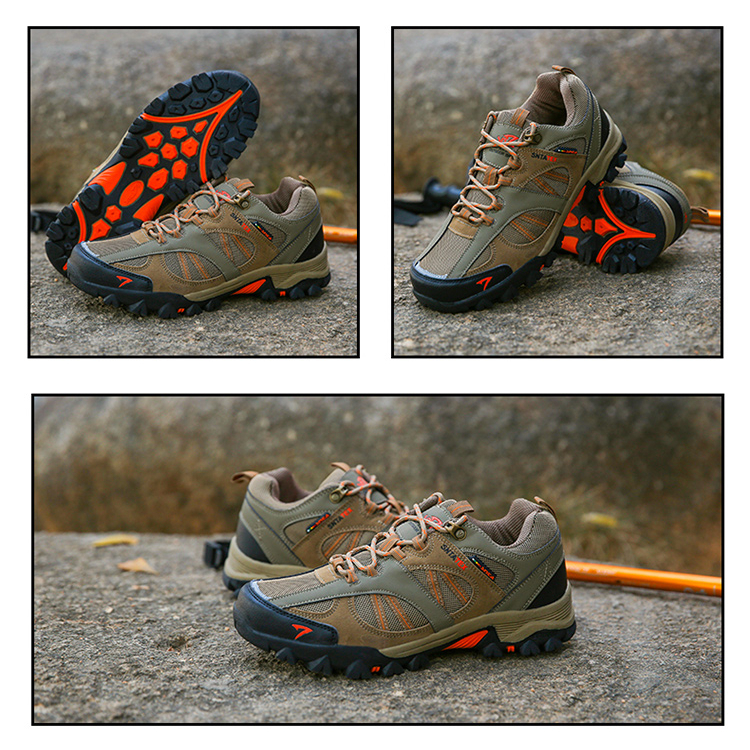 Jual SEPATU GUNUNG SNTA 436 BEIGE BROWN LOW HIKING TREKKING SEMI ...