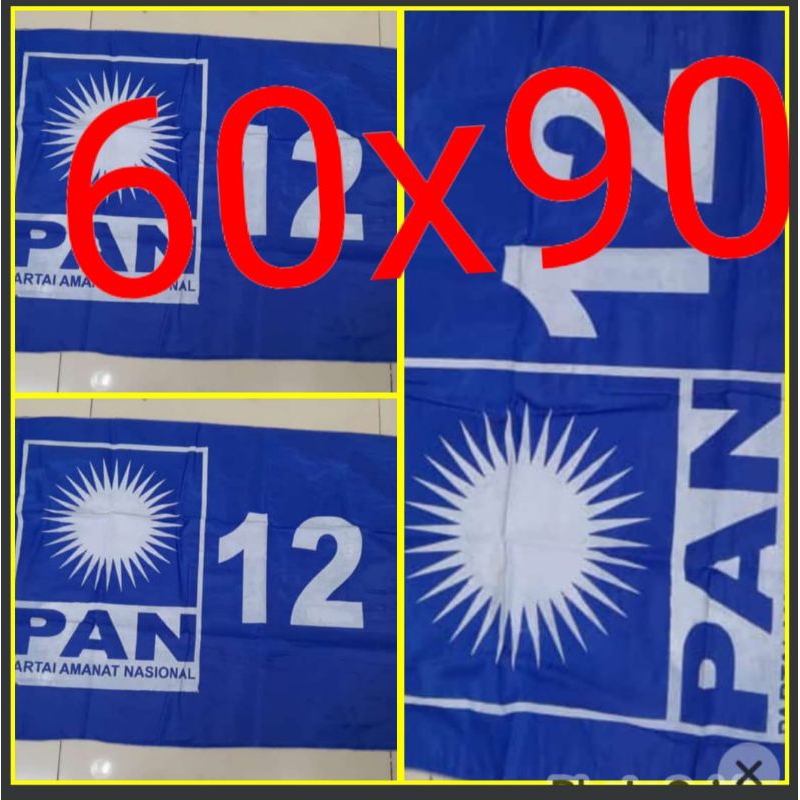 Jual BENDERA PARTAI AMANAT NASIONAL 60X90CM BENDERA PARTAI PAN BENDERA ...