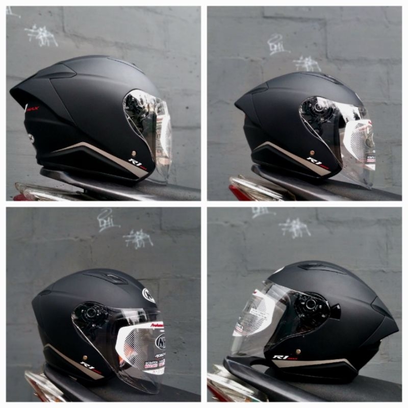 Jual HELM NHK R1 MAX DOBLE VISOR & R1 ELIT SINGLE VISOR PAKET SPOILER ...