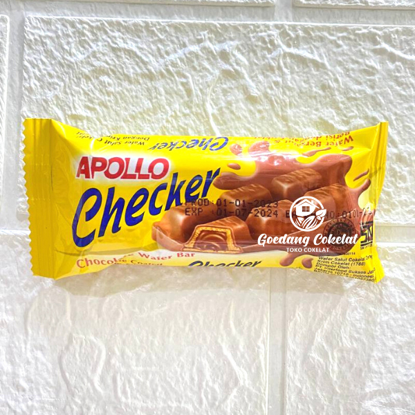 Jual Apollo Checker Chocolate Wafer Bar Kemasan Eceran / Satuan 18g ...