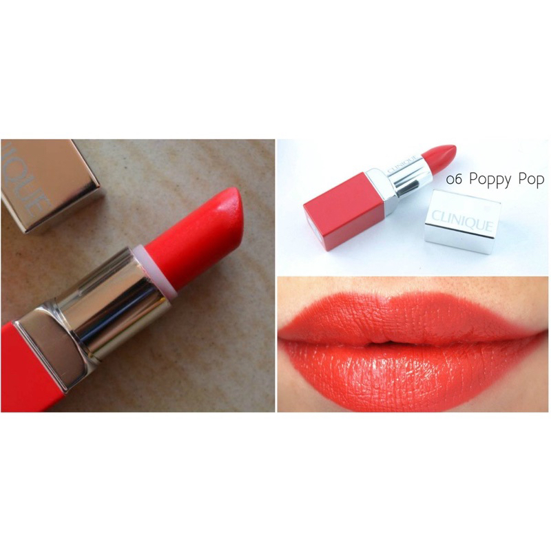 Jual Clinique lipstick poppy pop original | Shopee Indonesia