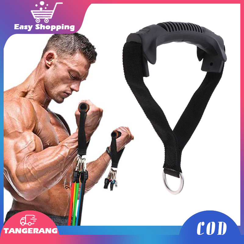 Jual Tali Handle Gym Handle Resistance Band Fitness Equipment Pull ...