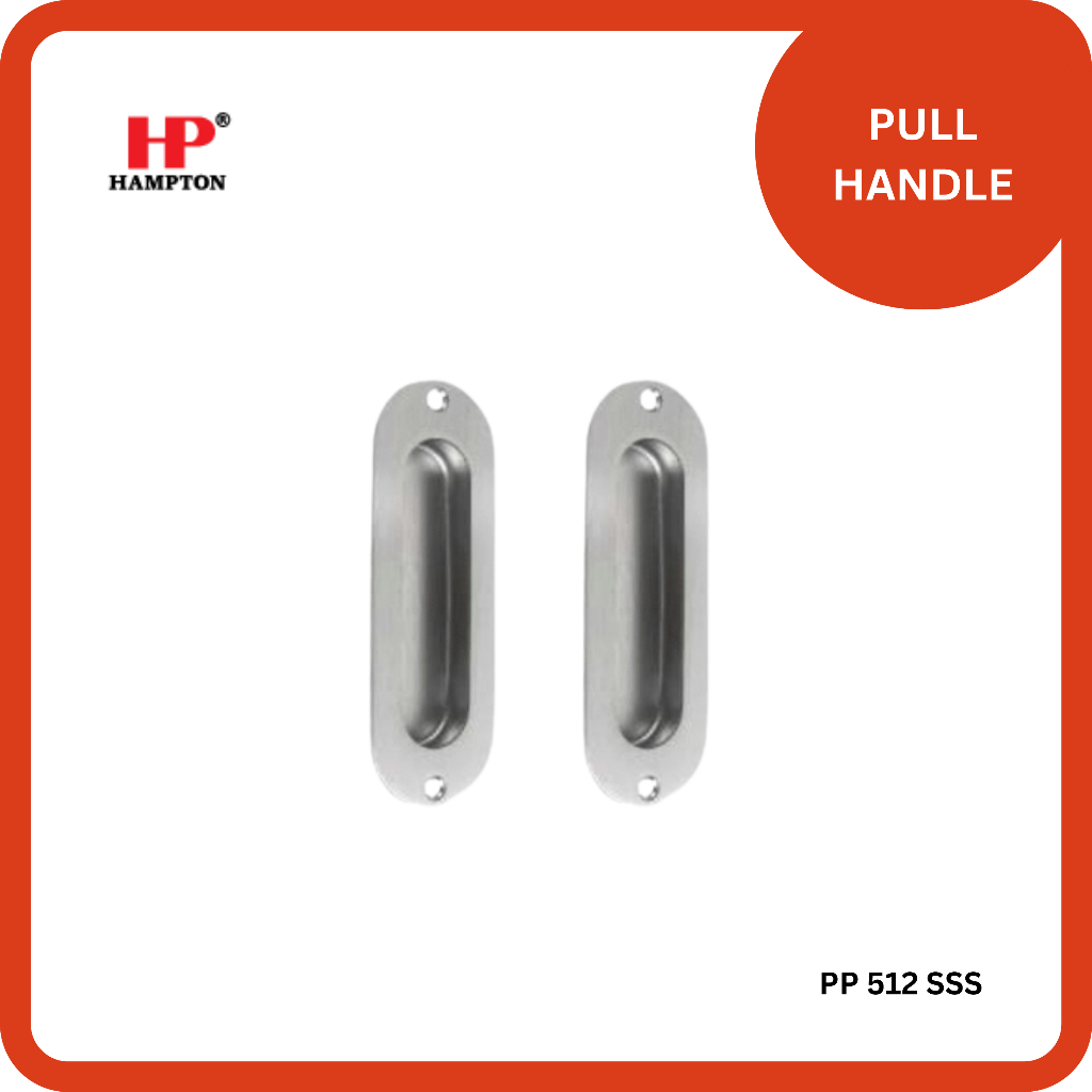 Jual Handle Tanam Pintu Geser / Pull Plate HAMPTON PP 512 SSS | Shopee ...
