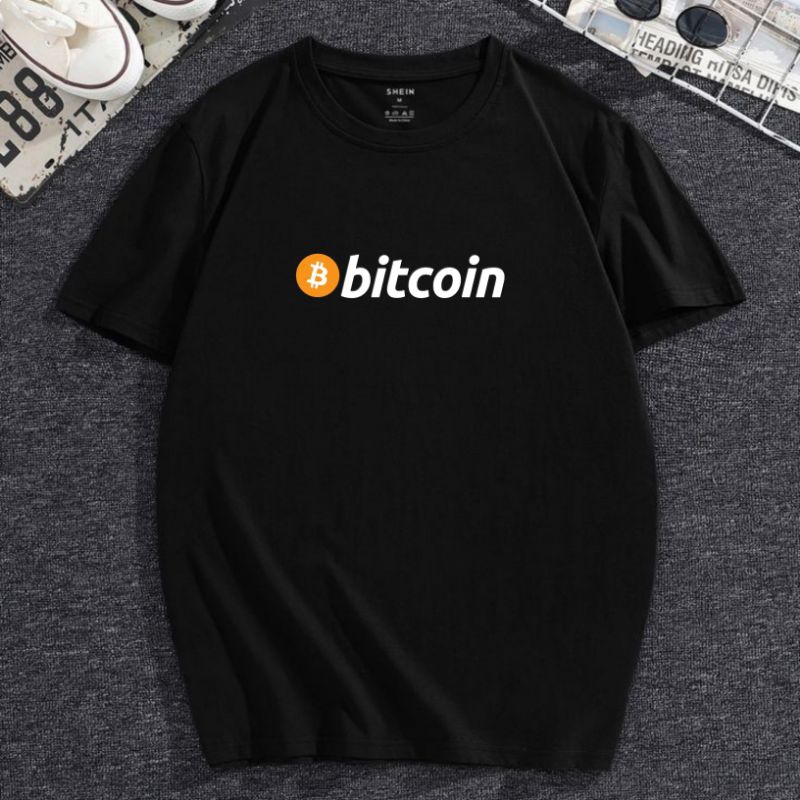 Jual KAOS KRIPTO / BITCOIN BTC / LENGAN PENDEK DEWASA / UNISEX PRIA DAN ...