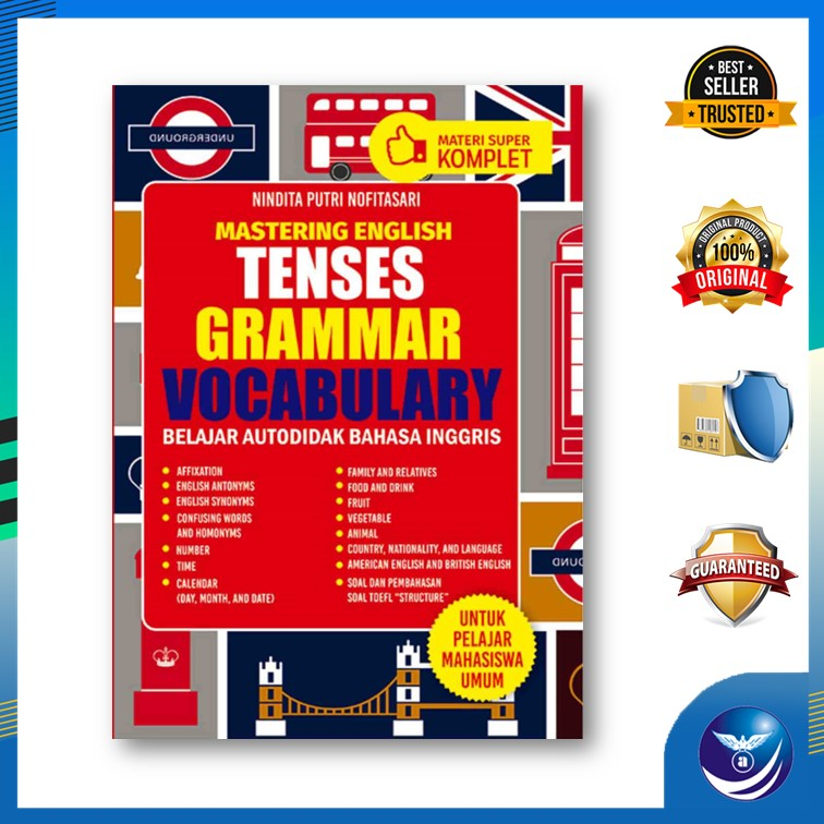 Jual Mastering English Tenses, Grammar, Vocabulary, Belajar Autodidak ...