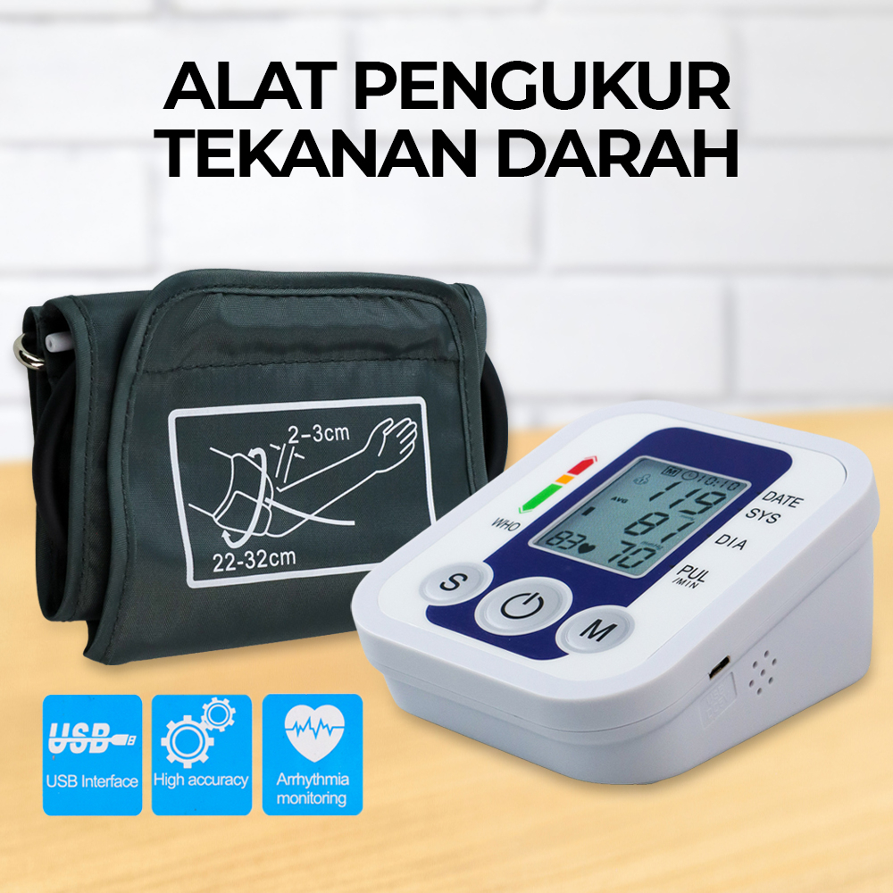 Jual Alat Tensi Darah Alat Pengukur Tekanan Darah Tensimeter Digital ...