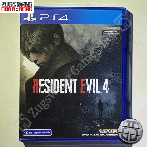 Jual RESIDENT EVIL 4 remake kaset game bd ps4 ps playstation 2nd bekas original | Shopee Indonesia