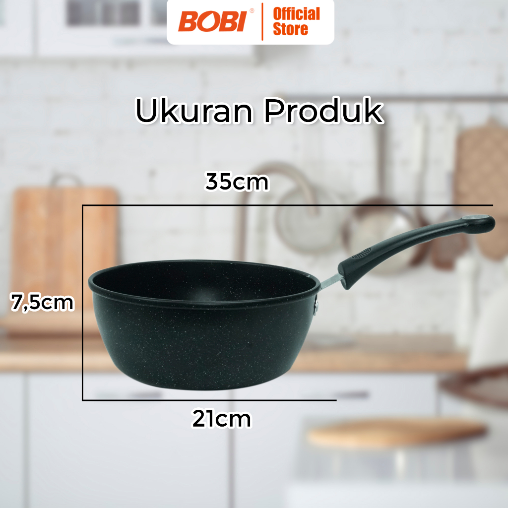 Jual BOBI - Milk Pot atau Panci Susu Rebus 18cm // Panci Anti Lengket ...