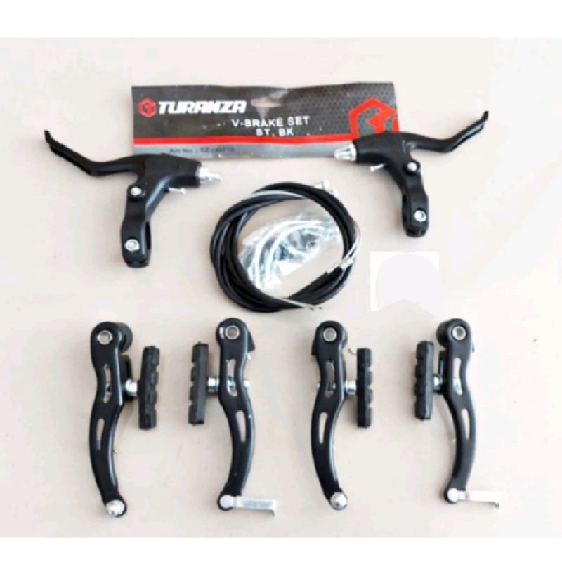 Jual Rem sepeda V Brake set Alloy lengkap Turanza MTB,lipat,BMX ...