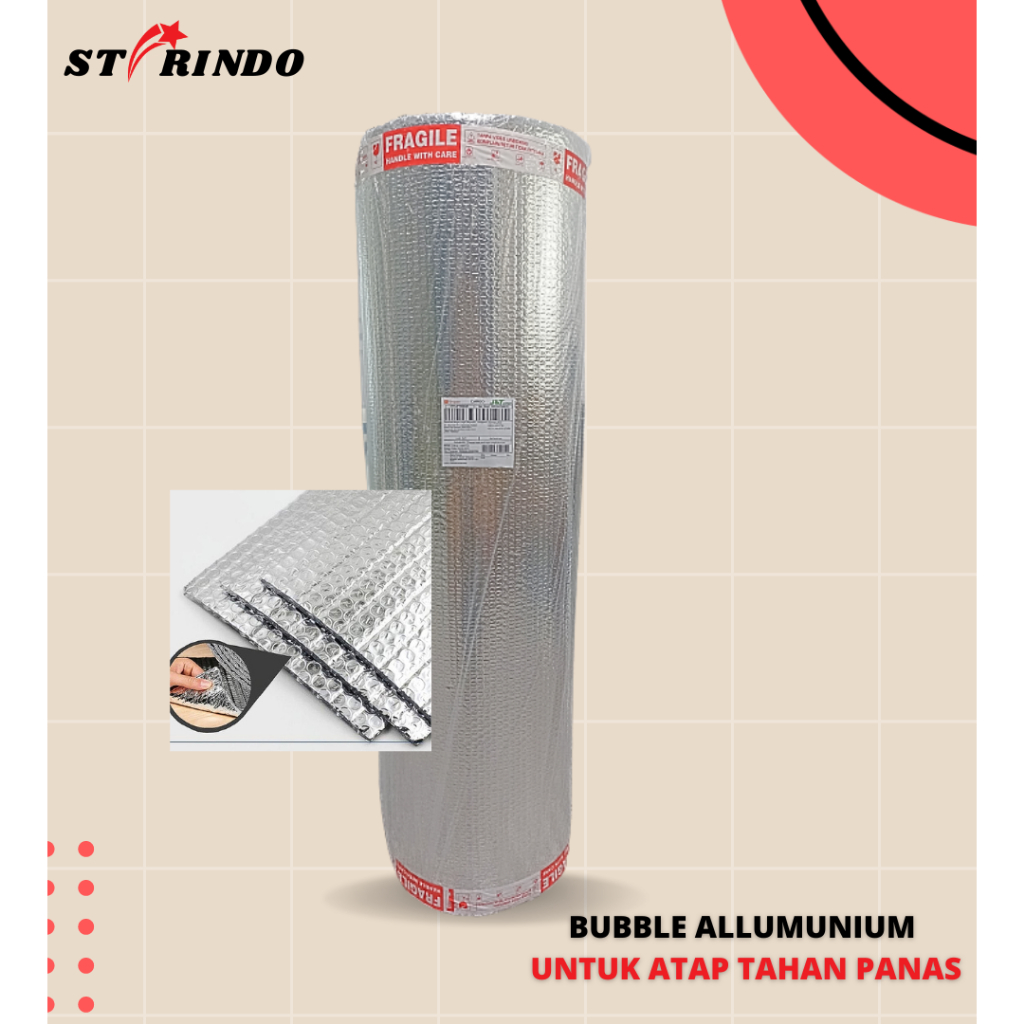 Jual ALUMINIUM BUBBLE FOIL ANTI PANAS / INSULASI ATAP / PEREDAM PANAS ...