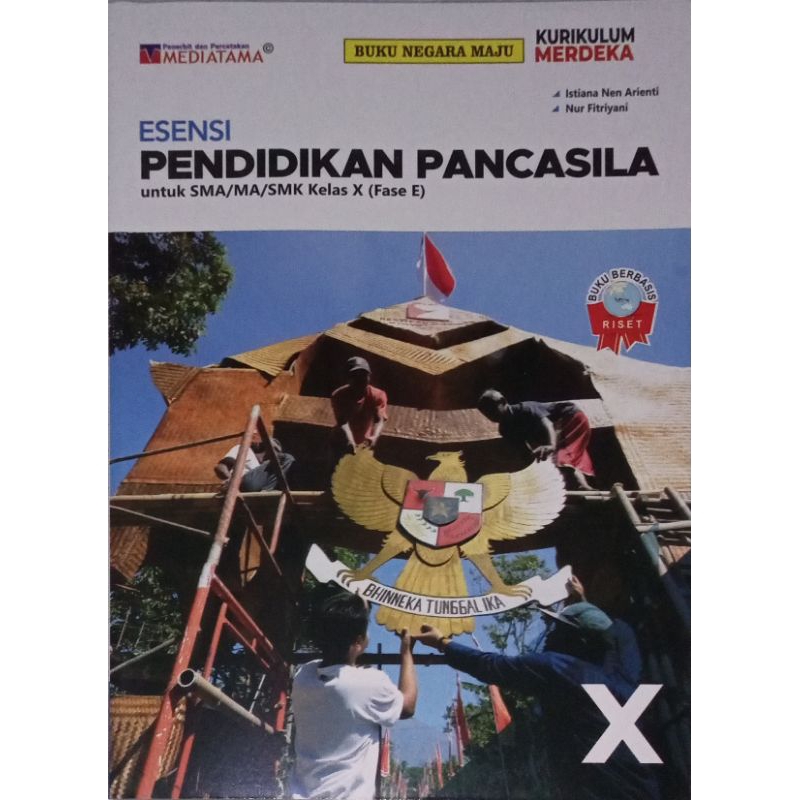 Jual ESENSI PENDIDIKAN PANCASILA SMA/MA/SMK 10 KURIKULUM MERDEKA(KURMER) (FASE E) MEDIATAMA BUKU ...