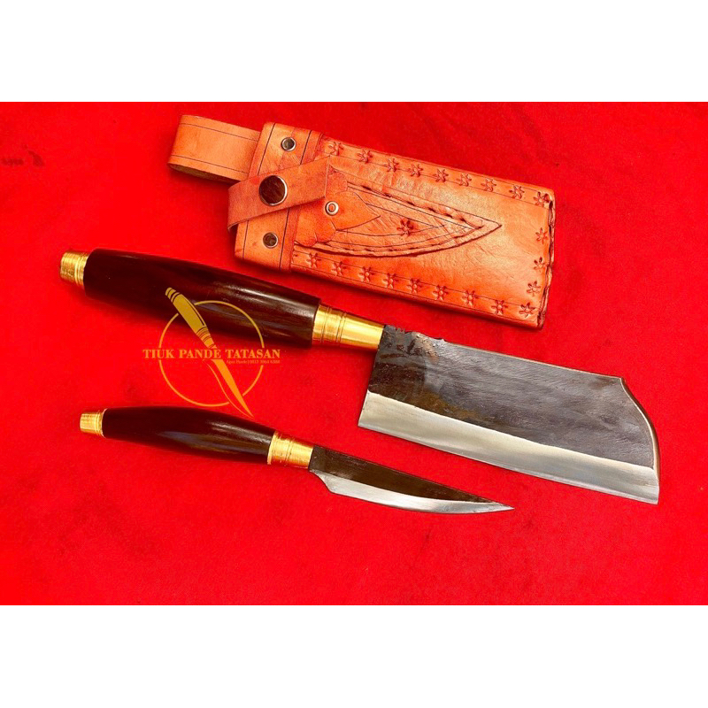 Jual set blakas dan temutik / mutik belakas /pisau / pengrupak | Shopee ...