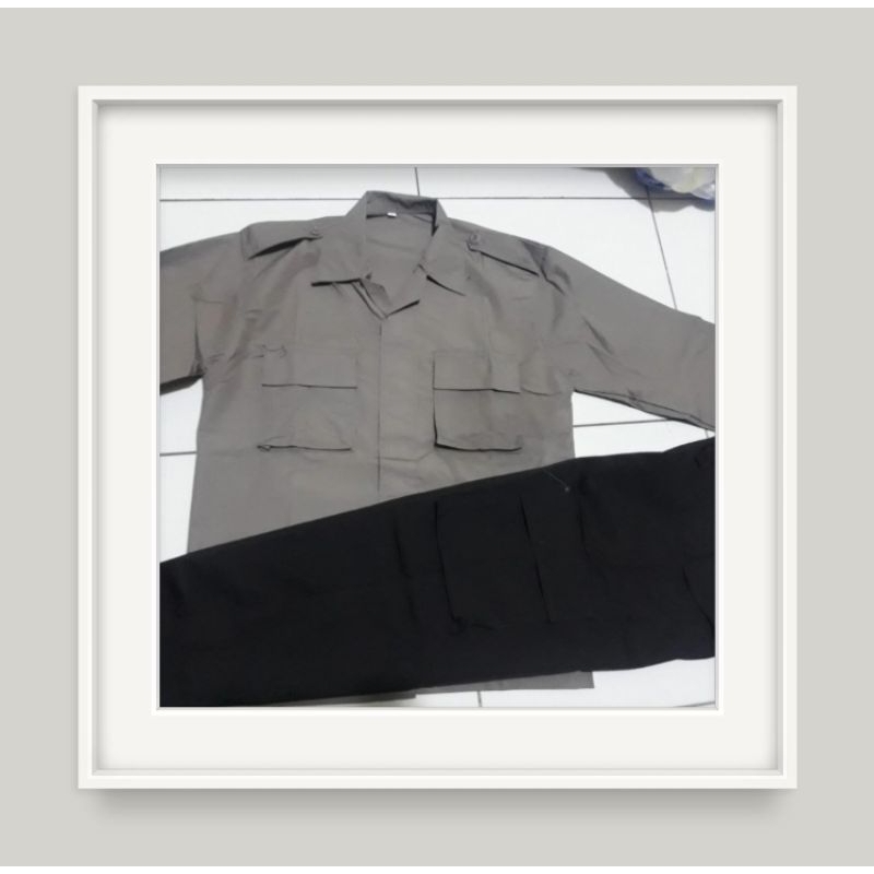 Jual stelan 1 Stel Seragam Satpam Security PDH PDL security pria model terbaru 2023-2024 warna ...