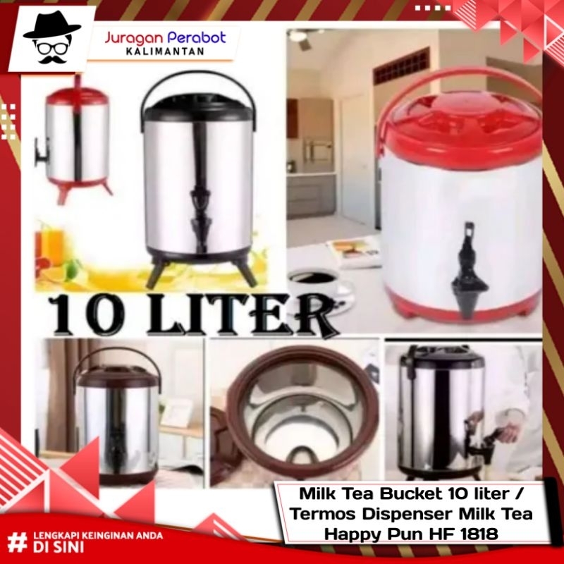 Jual Milk Tea Bucket 10 liter dan 12 liter / Termos Dispenser Milk Tea ...
