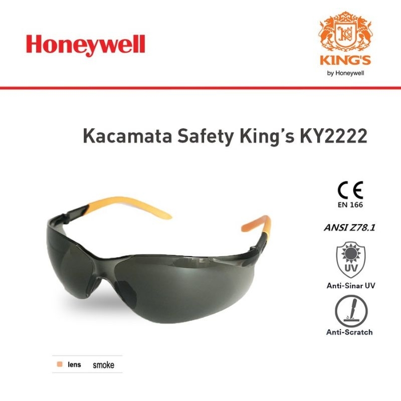 Jual Kacamata Clear Safety Kings KY2221 | KY2222 | KY2223 | KY2224 Original By Honeywell Kaca ...