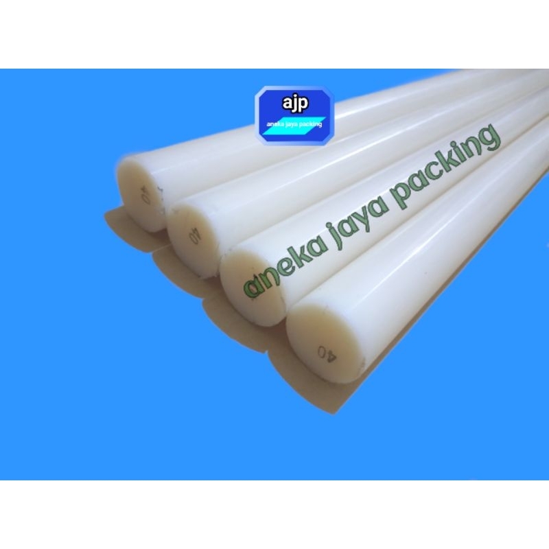 Jual cast nylon rod dia 40mm x 1meter as hard nylon batangan | Shopee Indonesia