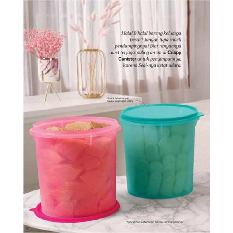 Jual crispy canister PROMO TUPPERWARE 5.5 liter | Shopee Indonesia