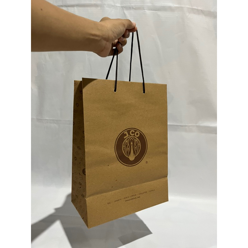 Jual Paper Bag JCo Original / Kertas Kado/Koleksi Tas | Shopee Indonesia