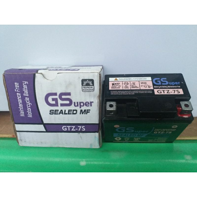 Jual aki kering GS super 5Z buat motor apa aja | Shopee Indonesia