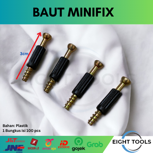Jual Baut minifix / Baut isi 100 pcs | Shopee Indonesia Jual Baut minifix / Baut isi 100 pcs | Shopee Indonesia