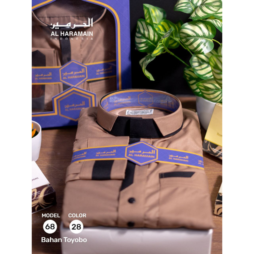 Jual GAMIS JUBAH AL HARAMAIN MODEL 68 BAHAN TOYOBO KOMBINASI WARNA ...