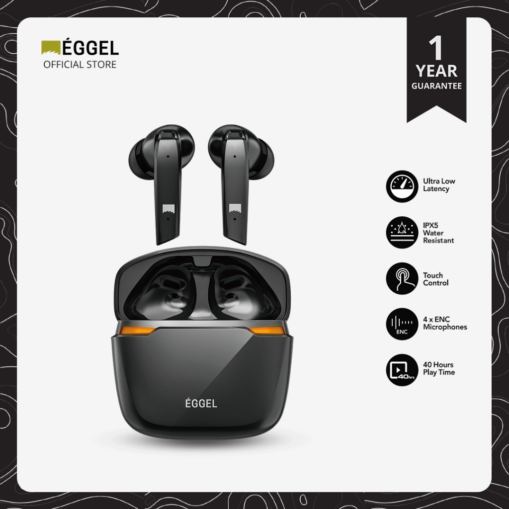 Jual Eggel CyberBuds TWS Gaming Bluetooth Earphone with Ultra Low ...