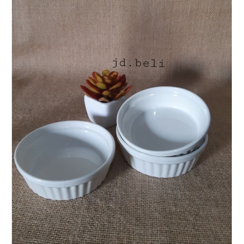Jual Ramekin porcelin/Bowl keramik/Mangkuk keramik/Mangkok/Mangkuk ice cream | Shopee Indonesia