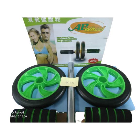 Jual AB WHEEL / Double AB Wheels Roller/ Alat Fitness Roda ORIGINALREE ...