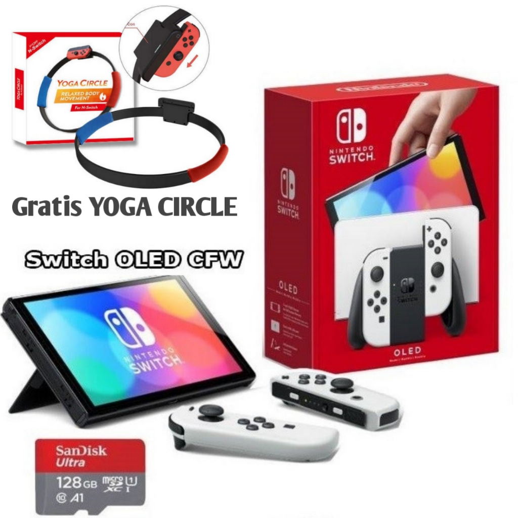 Jual Nintendo Switch OLED CFW YOGA CIRCLE / RINGFIT BUNDLE 128GB 256GB 512GB Full Game | Shopee ...